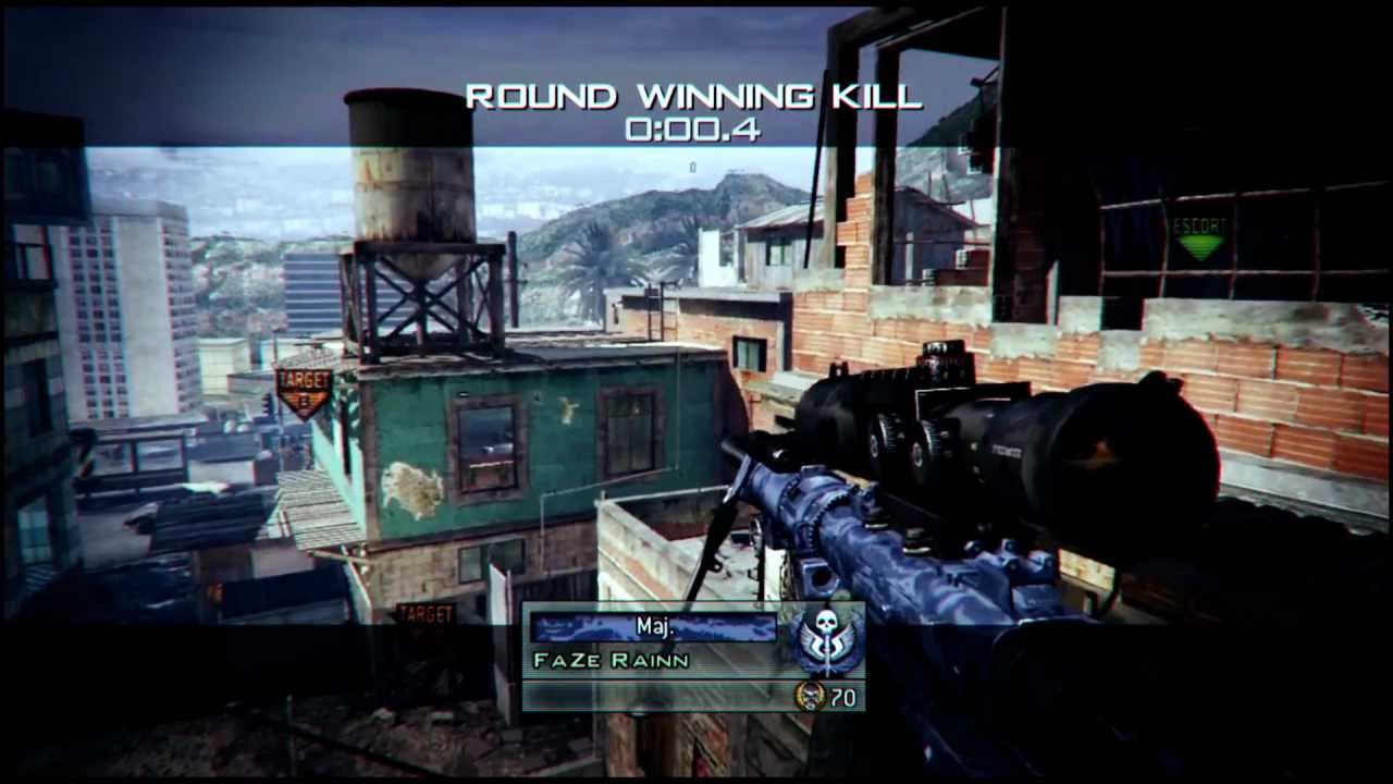 INSANE 3 PIECE-TRIPLE HEADSHOT KILLCAM OCE (Faze Rainn) - YouTube