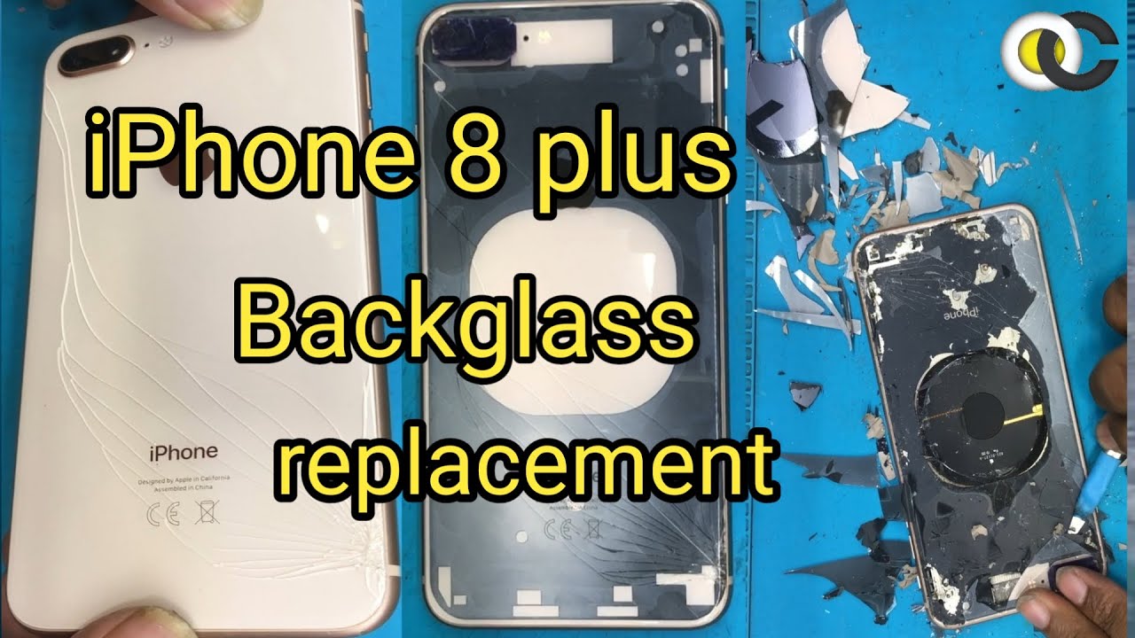 Iphone 8 plus backglass replacement, i phone 8 plus backglass change ...