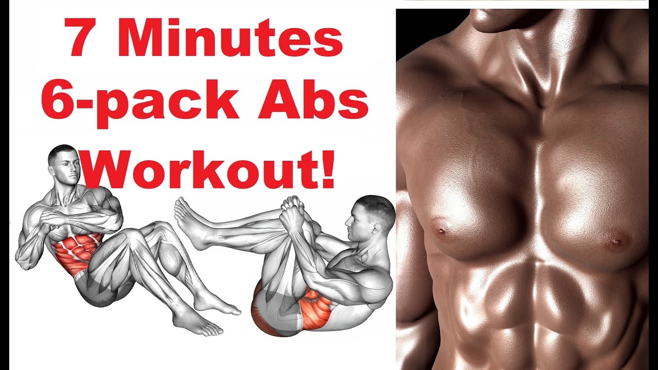 7 Minutes 6-pack Abs Workout! - YouTube