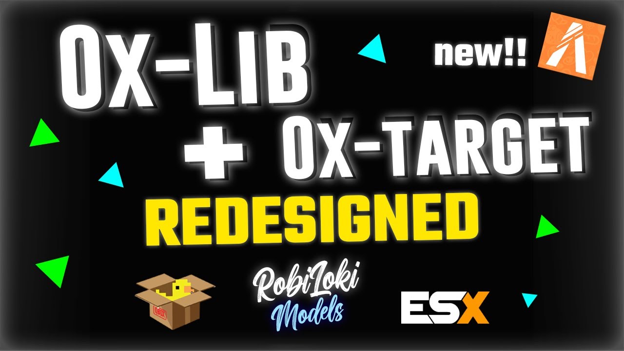 Ox-lib and Ox-Target NEW Design | RobiLoki Models - YouTube