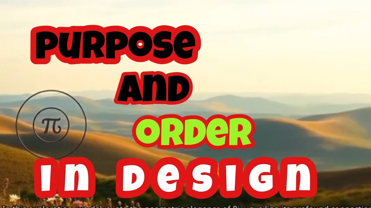 Evidence of Purpose and Order in Design, Behind the Forces that Created ...