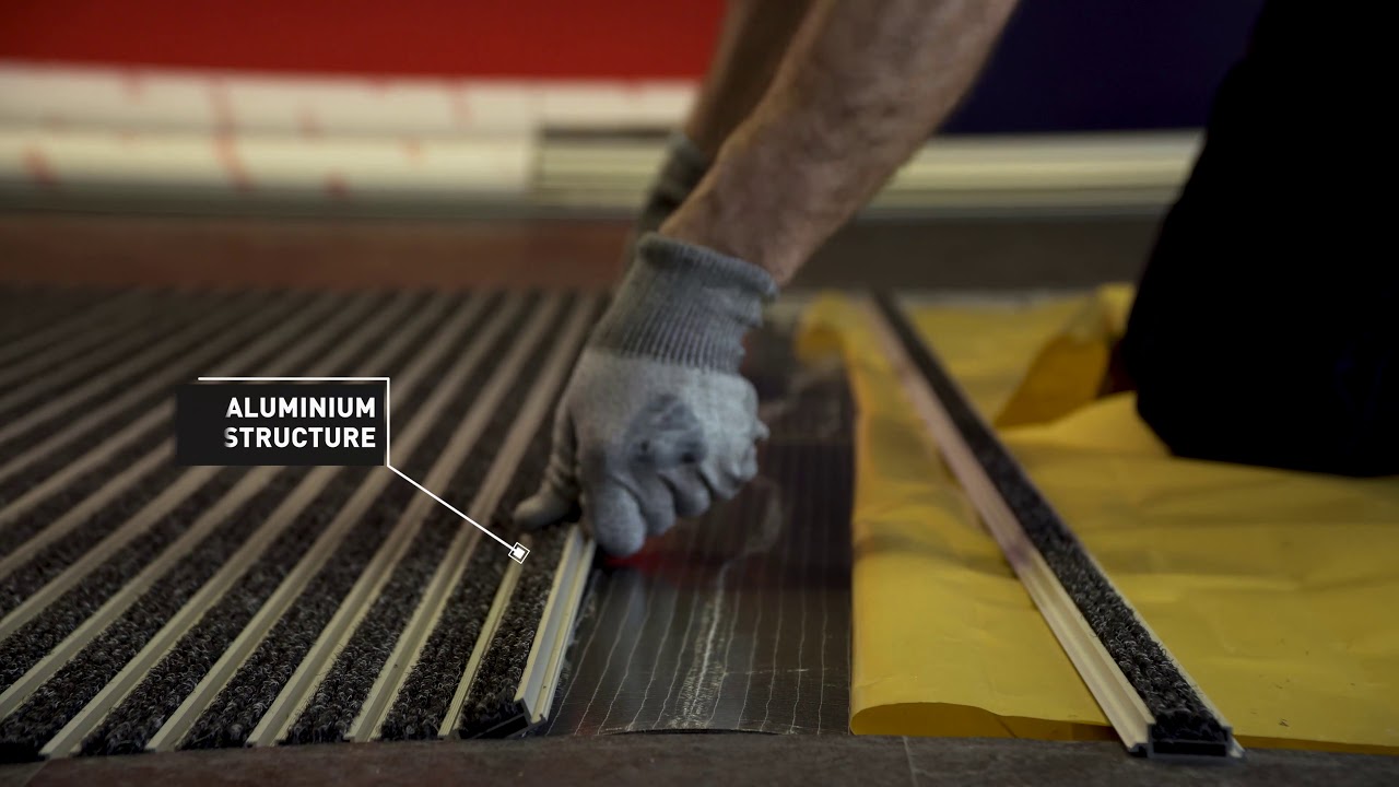 Advantages of Basmat, the click entrance matting - YouTube