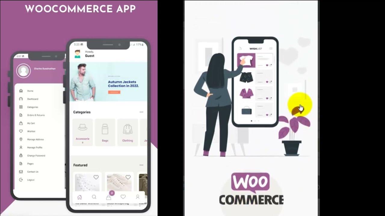 WooCommerce Mobile App- React Native Mobile App comes for both android ...