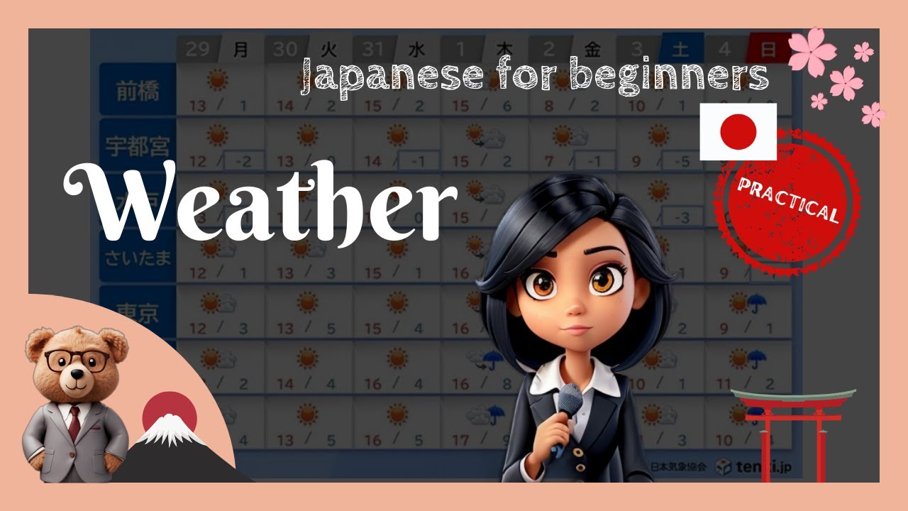 🇯🇵 Essential Japanese 🗣️ Learn Japanese with Weather - YouTube