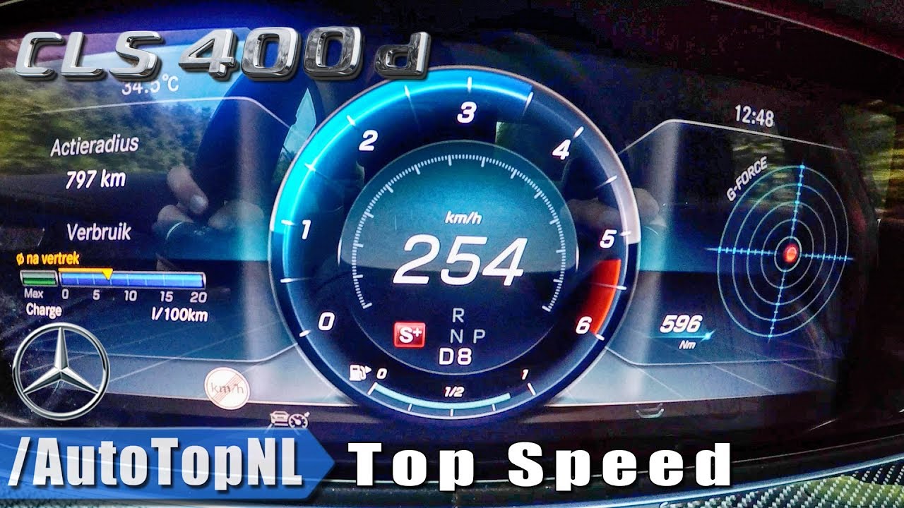 2019 Mercedes Benz CLS 400d 4Matic | ACCELERATION 0-250km/h TOP SPEED ...