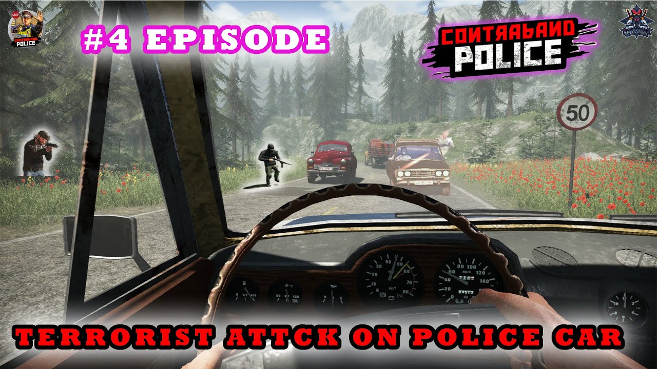TERRORIST ATTCK ON POLICE CAR || CONTRABAND POLICE || TEJGAMING #4 ...
