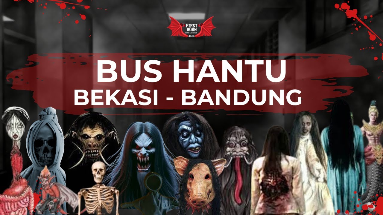 KISAH HOROR BUS HANTU BEKASI BANDUNG - YouTube