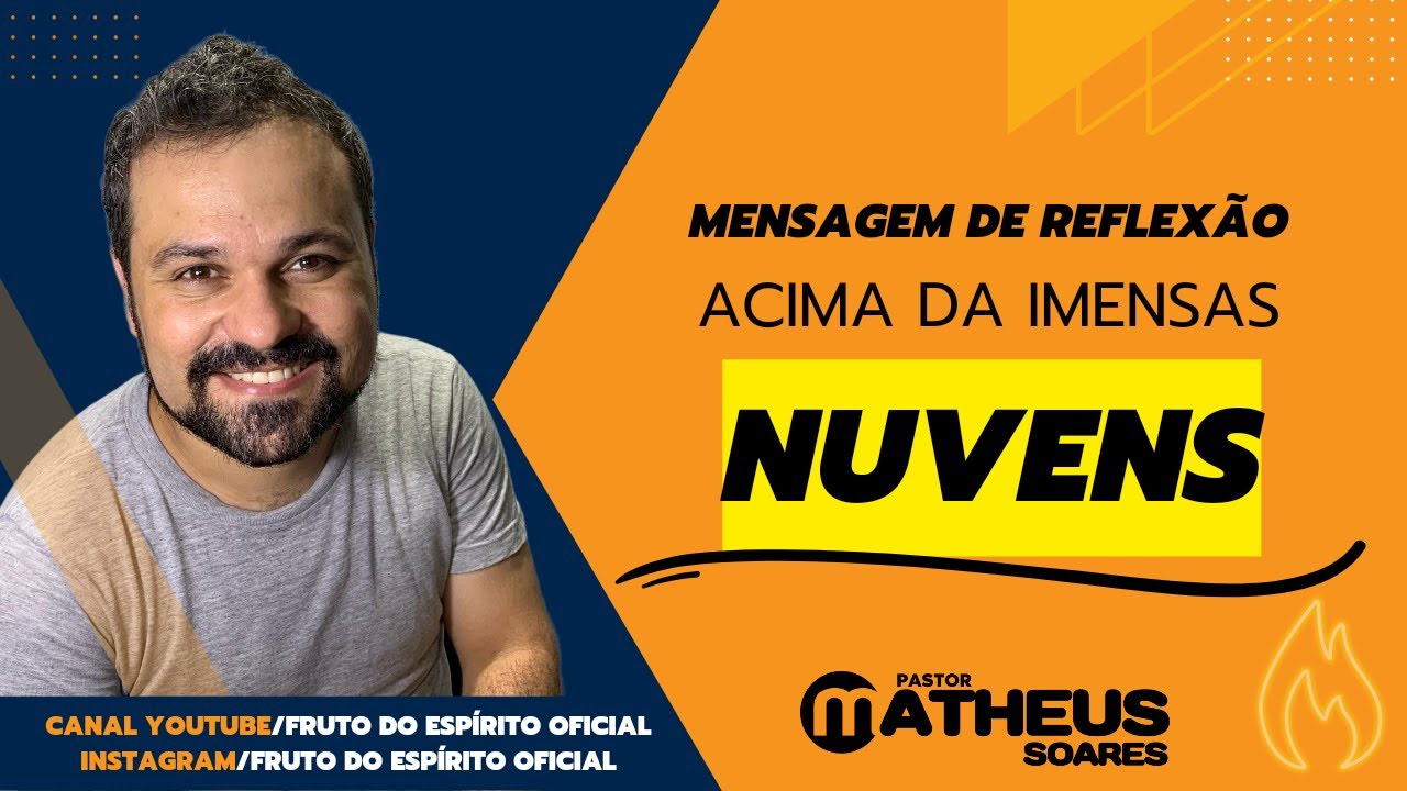 MENSAGEM REFLEXÃO - ACIMA DAS NUVENS - MATHEUS SOARES - YouTube