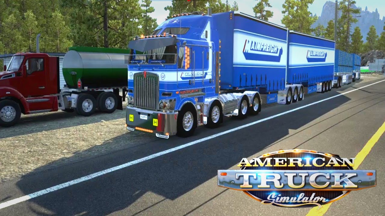 American Truck Simulator Gameplay |Delivered Multiple Loads| Ats mods ...