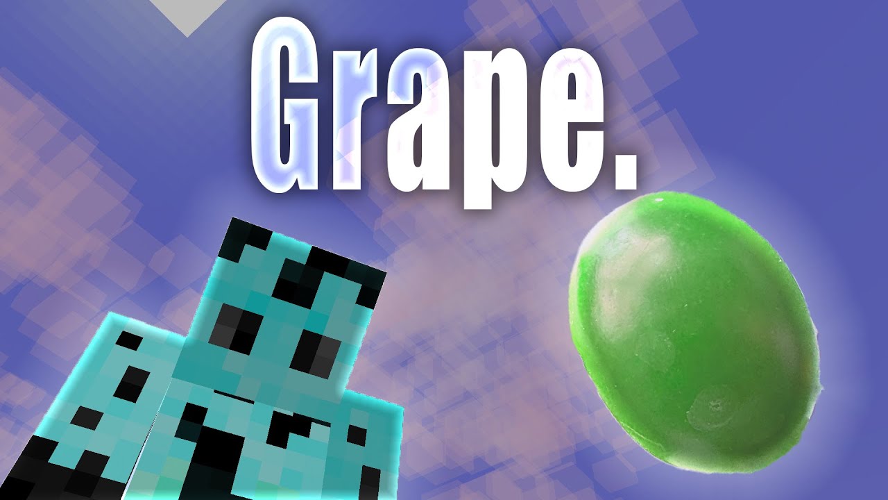 Minecraft but I build a grape. [EMC4] - YouTube