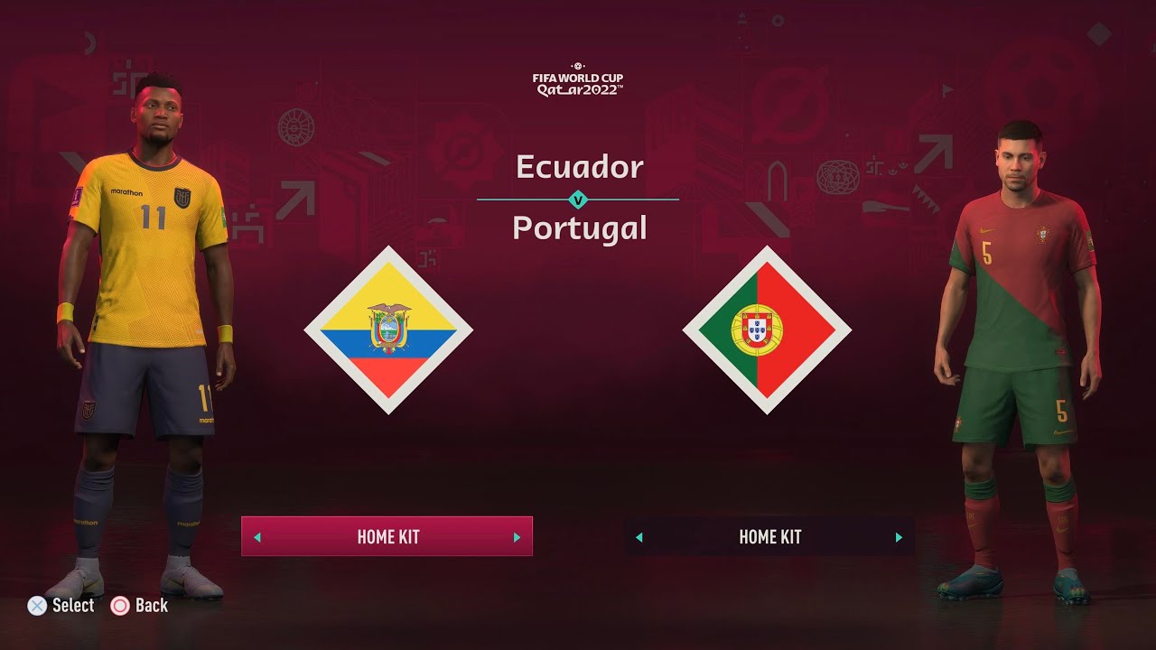 FIFA 23 | FINAL COPA MUNDIAL QATAR 2022 | ECUADOR VS PORTUGAL | 4K ...