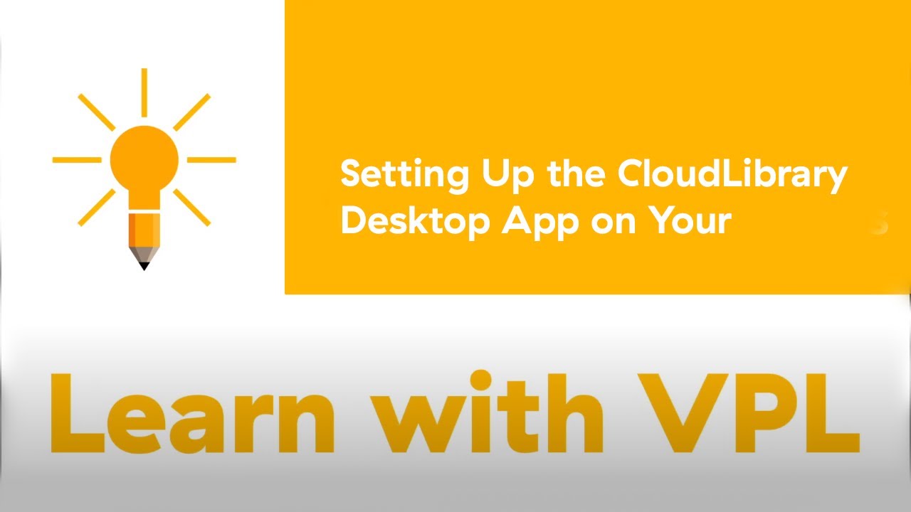 Setting up the cloudLibrary desktop app on your computer - YouTube