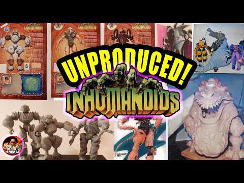 Unproduced INHUMANOIDS Action Figures!
