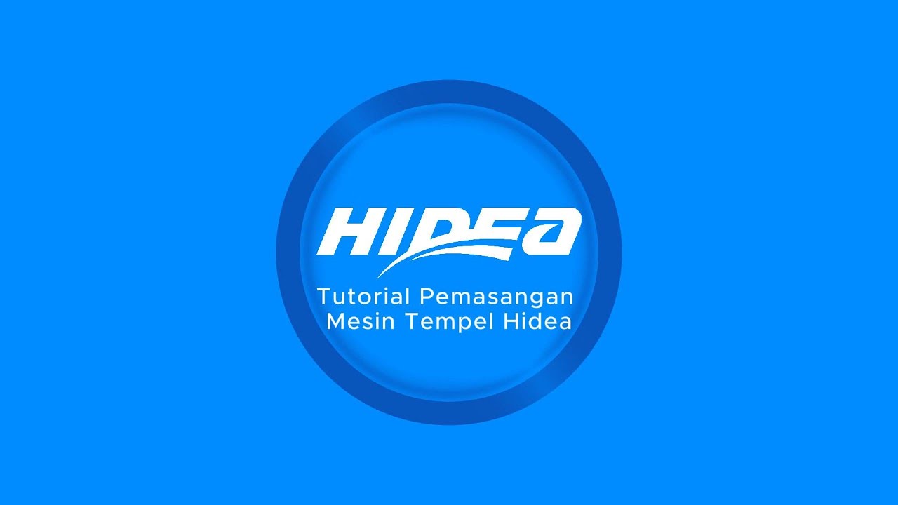 Tutorial Pemasangan Mesin Tempel Hidea [Lengkap dan Mudah] - YouTube