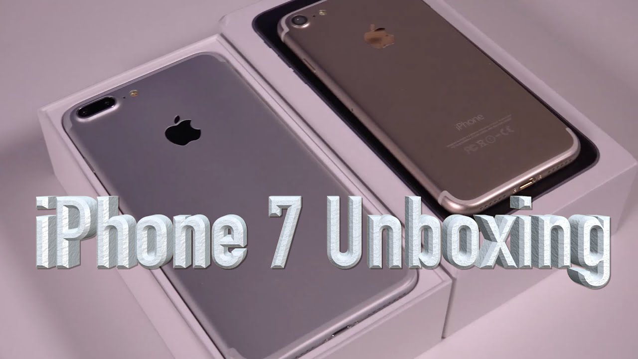 iPhone 7 Unboxing - YouTube