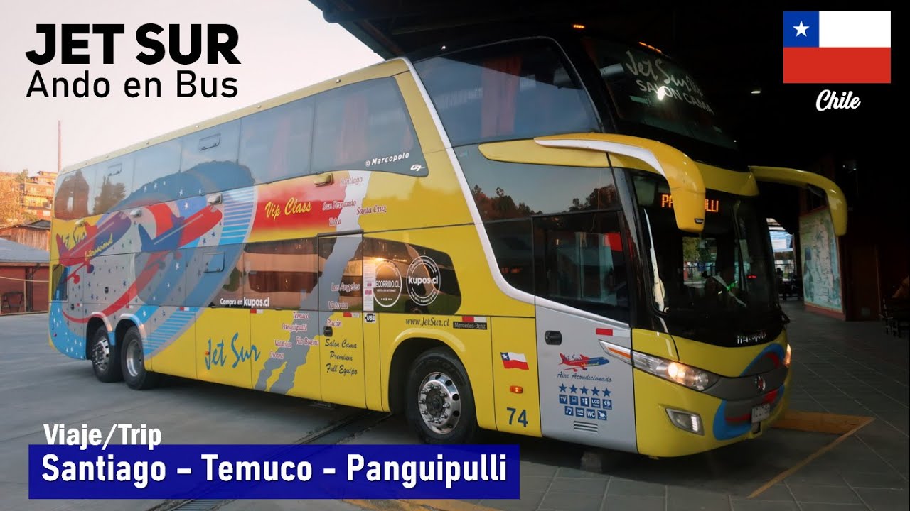 Viaje BUSES JET SUR, SANTIAGO PANGUIPULLI en bus Marcopolo G7 KCLT56 ...
