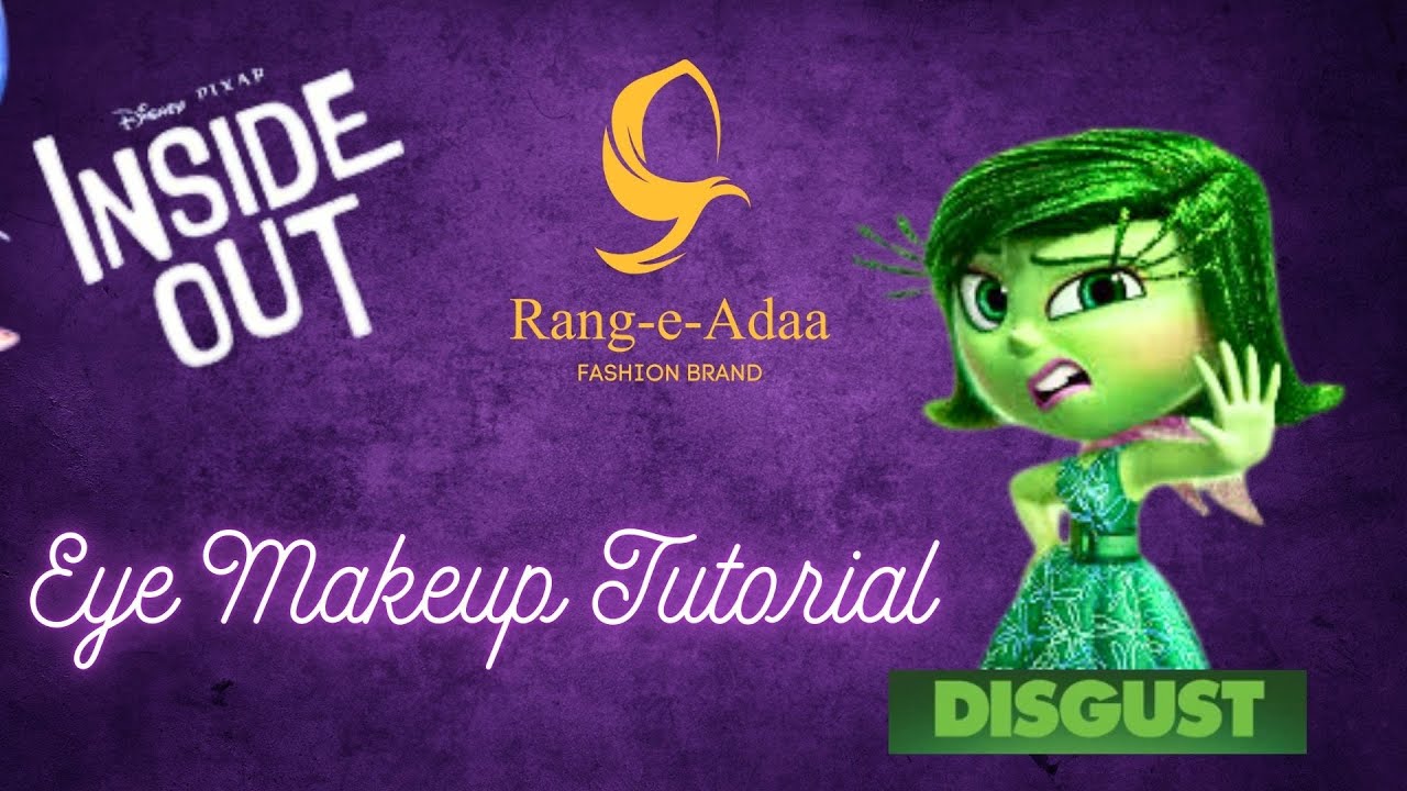 Disgust Inside Out Disney Eye Makeup Tutorial - YouTube