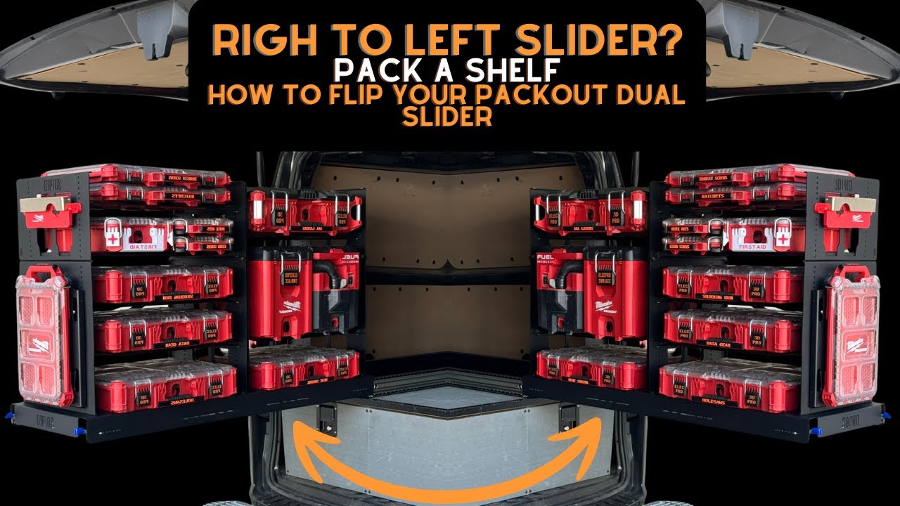 How to rotate your Packout dual slider from Right to left side mount ...