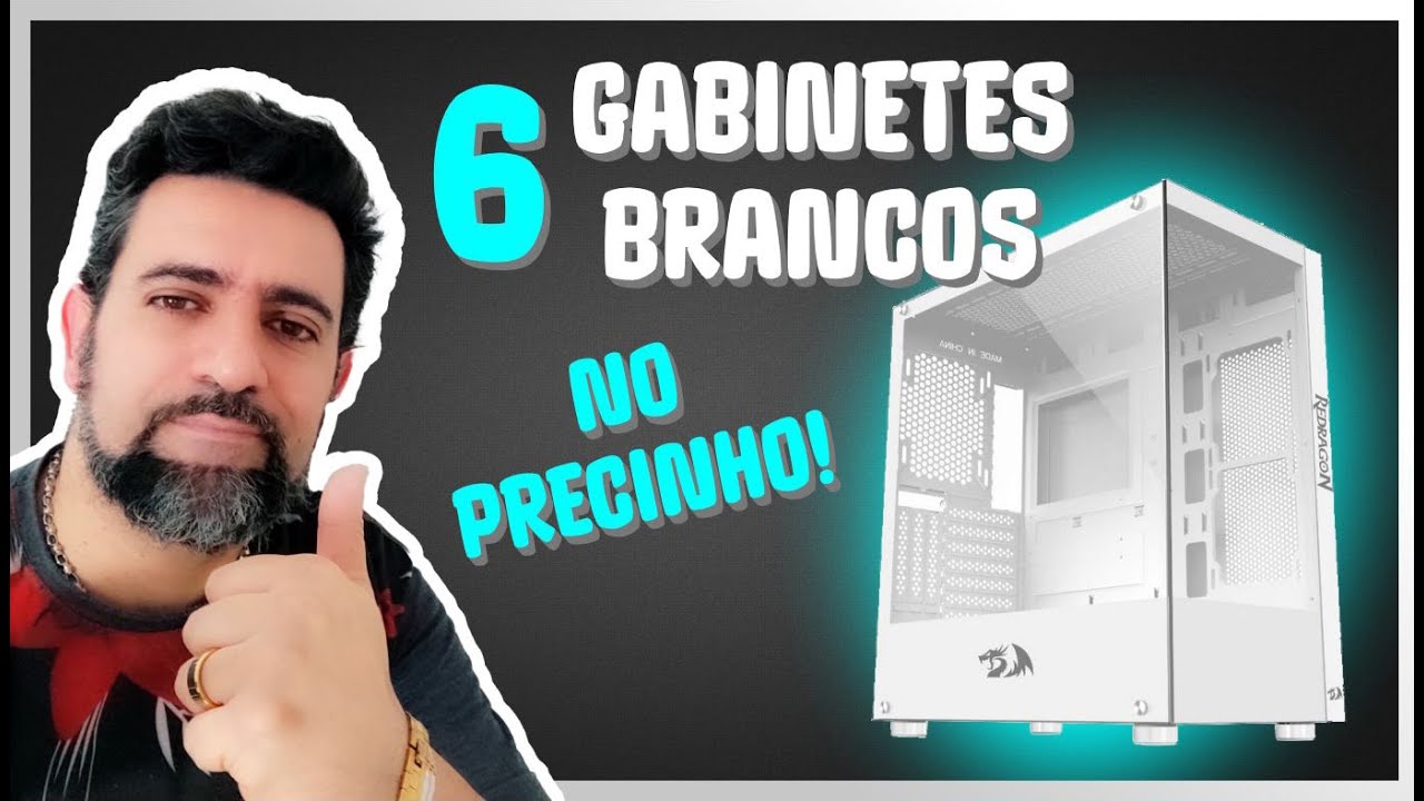 VAI MONTAR SEU SETUP GAMER NA COR BRANCA ? ENTÃO TÁ AQUI 6 GABINETES ...