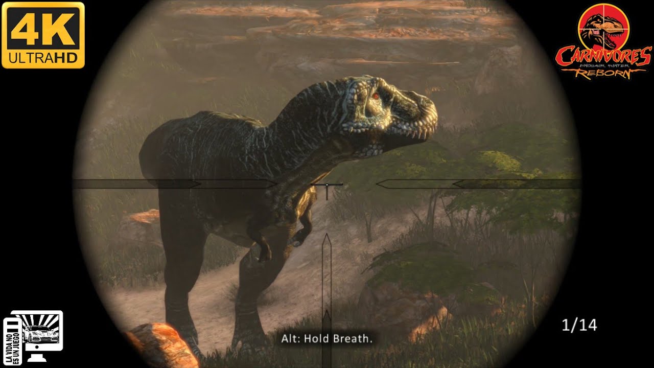 Carnivores: Dinosaur Hunter Reborn / T.rex Macho Gameplay PC 4K 60fps ...