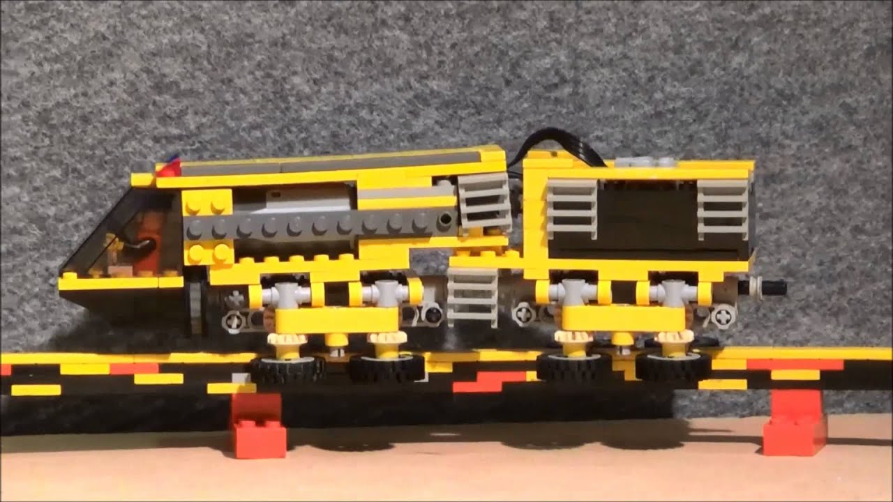 LEGO : amazing mini Mountain Monorail AWD 30° Steigung ... üfchen - YouTube