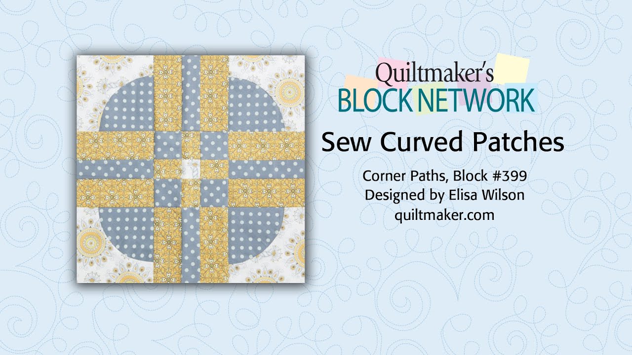 Sew Curved Patches - YouTube