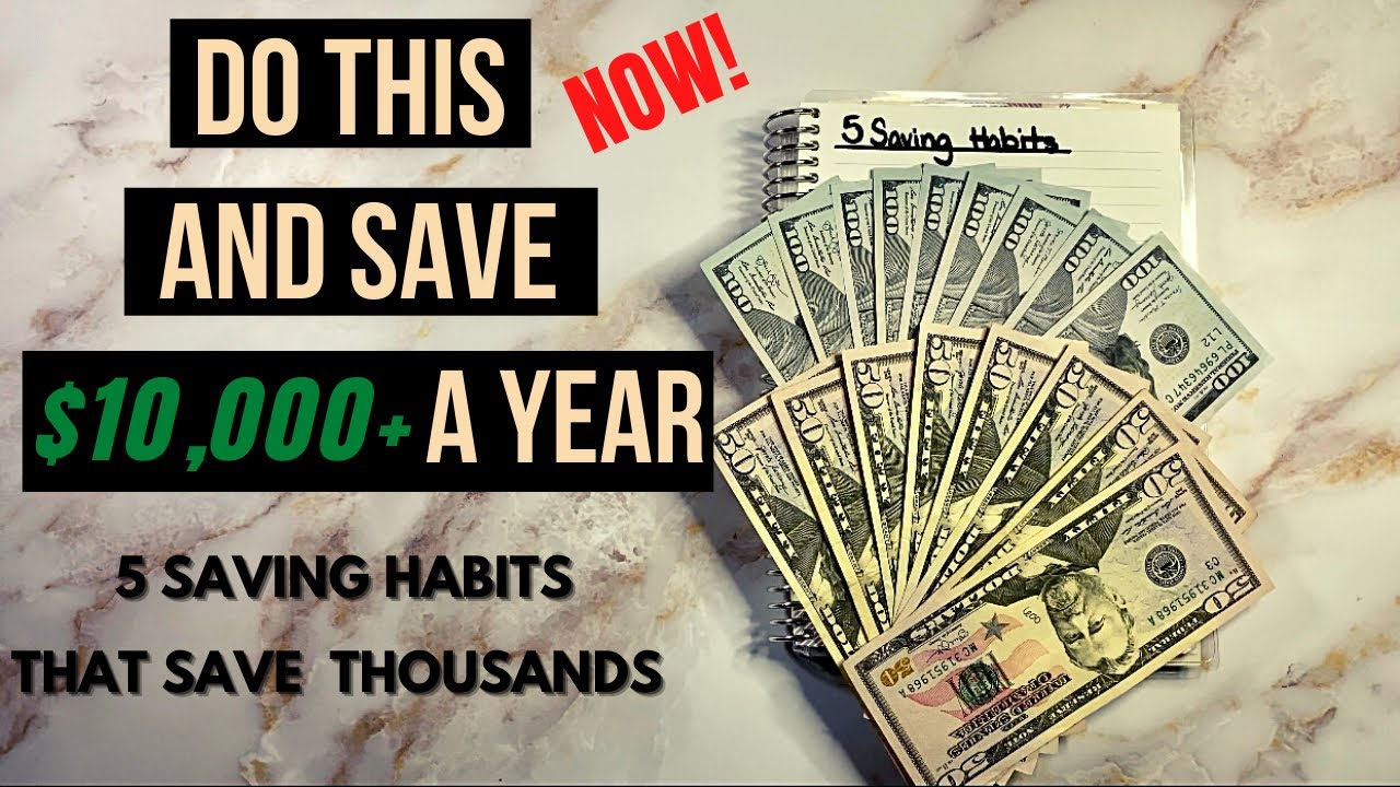 5 MONEY SAVING HABITS | FRUGAL LIVING TIPS | TO SAVE THOUSANDS - YouTube