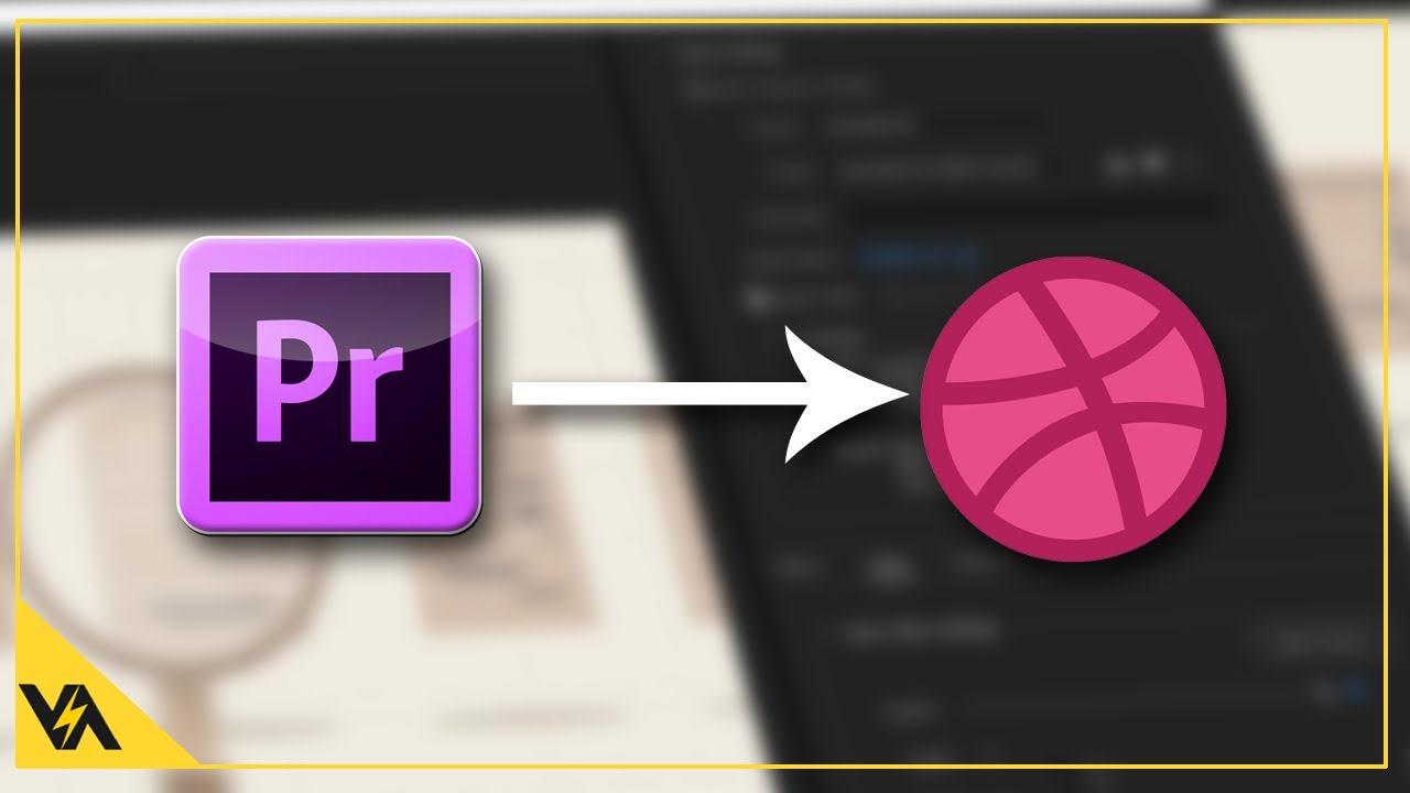 Gif Render With Premiere Pro and Upload to Dribbble - YouTube
