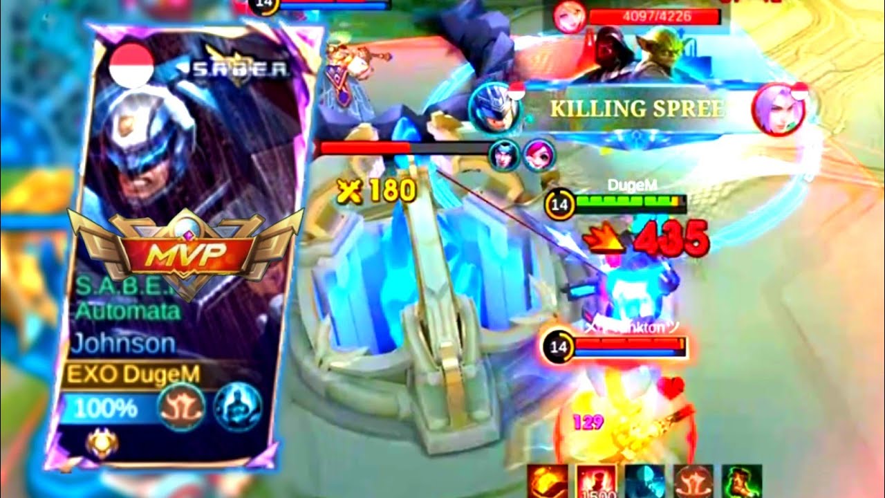 DI BASE MUSUH PUN SAYA TEROBOS‼️TIPS BERMAIN JOHNSON - Mobile Legends - YouTube