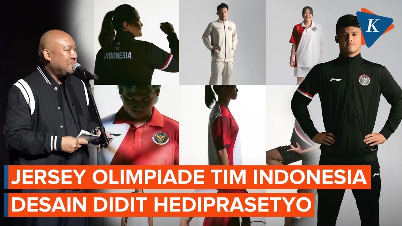Penampakan Jersey Merah Putih Tim Indonesia, Desain Didit Hediprasetyo ...