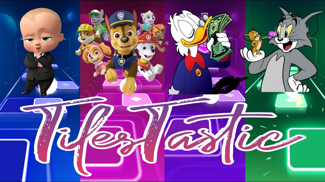 Baby Boss vs Paw Patrol vs Donald Duck vs Tom and Jerry - Tiles Hop EDM ...