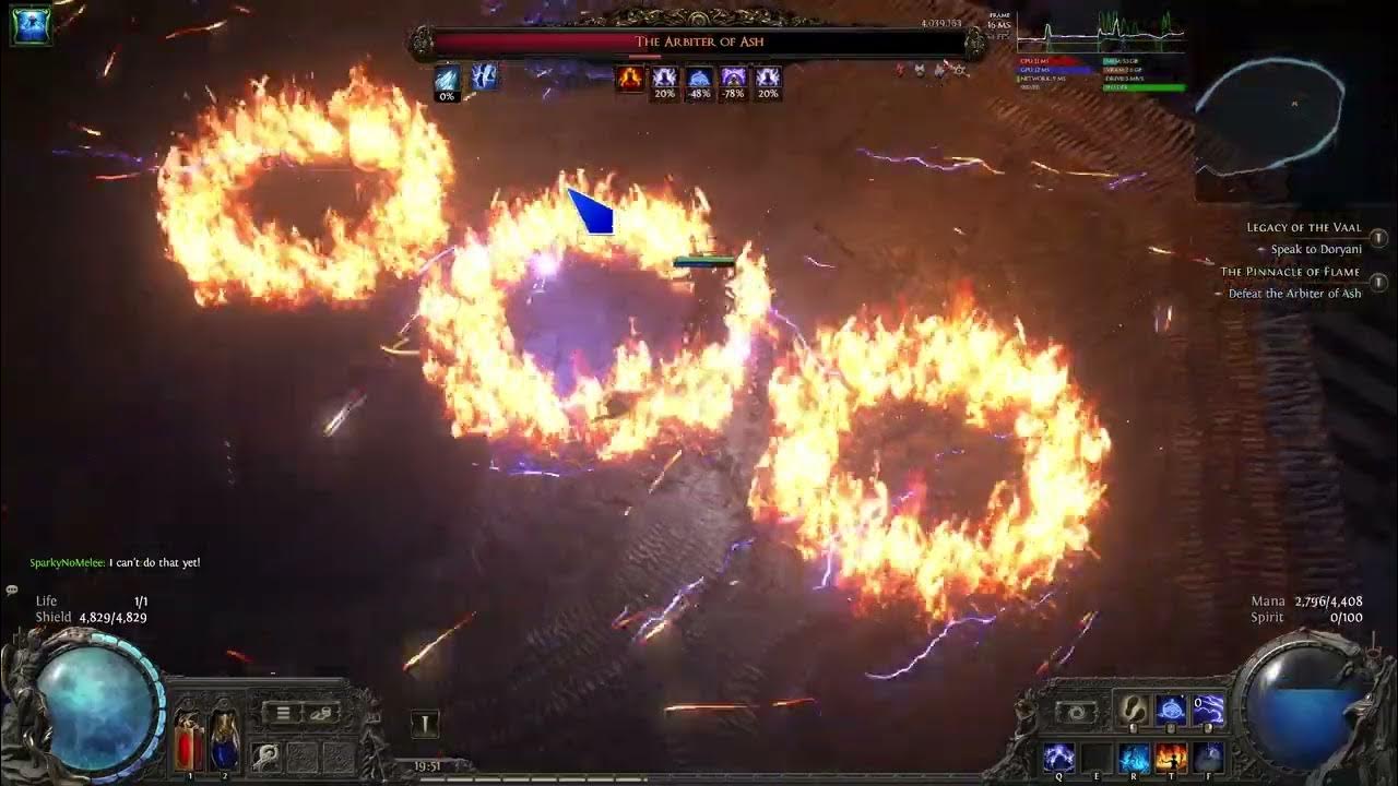 Path of Exile 2 - Archmage CI Spark Stormweaver | Arbiter of Ash - YouTube