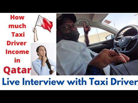 🇶🇦 Taxi Driver's Income in Qatar || Live Interview with Kenyan Taxi ...