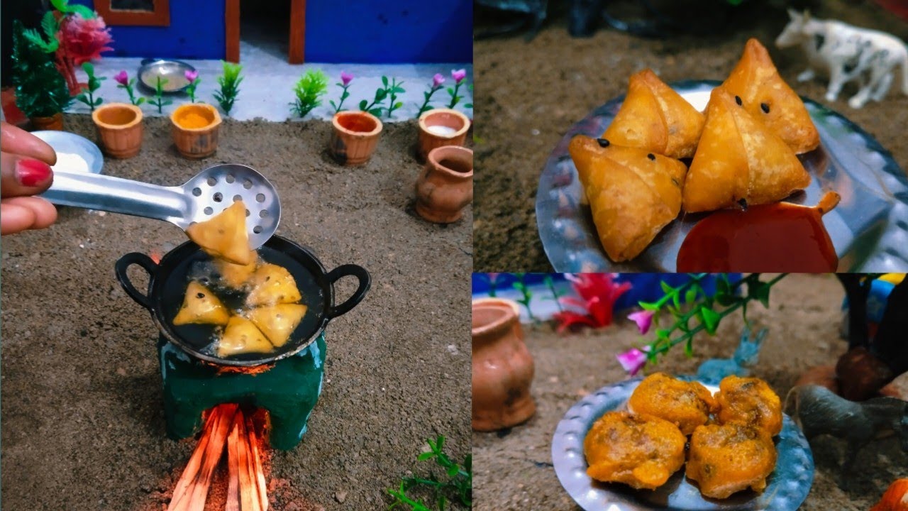 Mini Samosa recipe | Miniature Aloo Samosa + Aloo Chop recipe | Indian ...