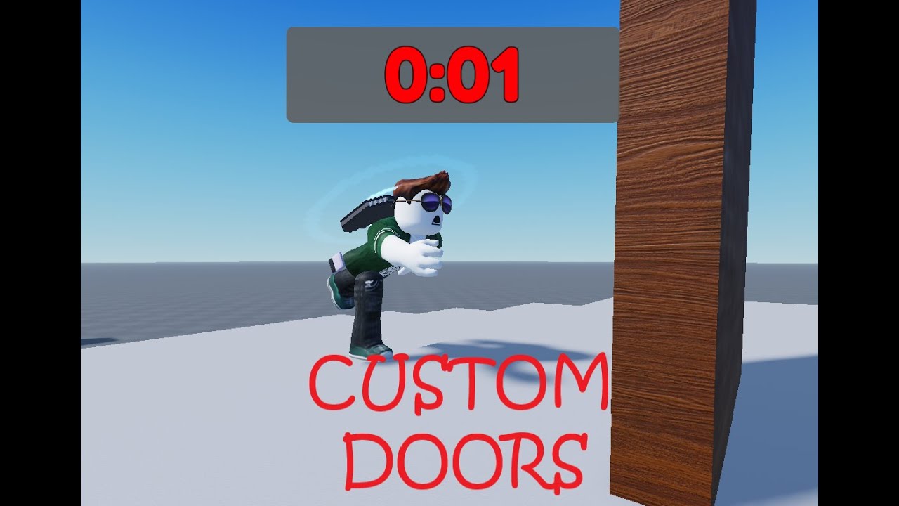 how to make custom doors in roblox studio - YouTube