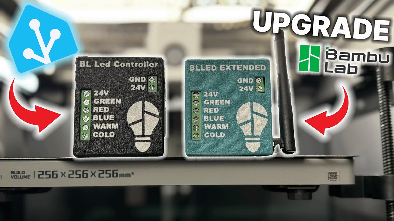 Simple Smart LEDs for your Bambu Lab Printer (BLLED Overview) - YouTube