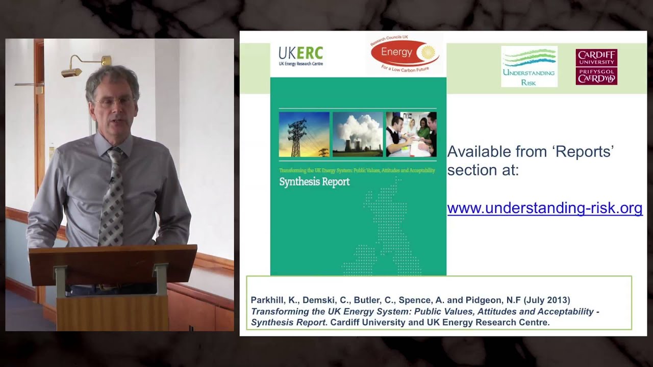 Transforming the UK Energy System - Nick Pidgeon - YouTube