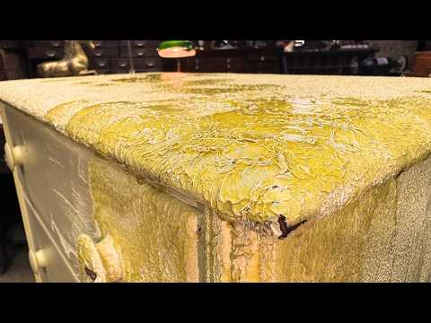 Ep.169 STRIPPING Years of UGLY PAINT from this ANTIQUE DRESSER