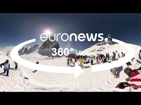 360º Skiing on the snowy mountain tops of La Grave