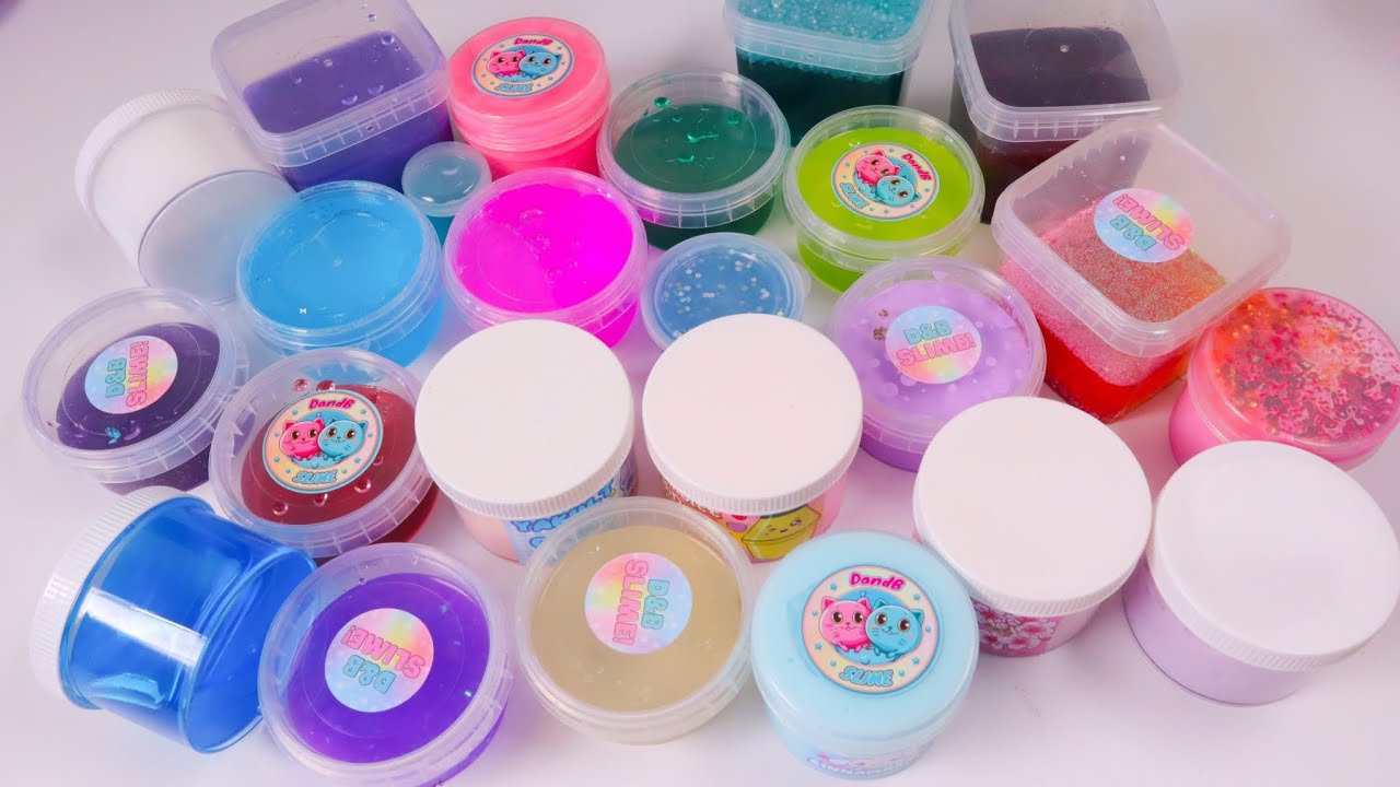 Mixing All My OLD SLIME! Slime smoothie from! Satisfying Slime Video ...