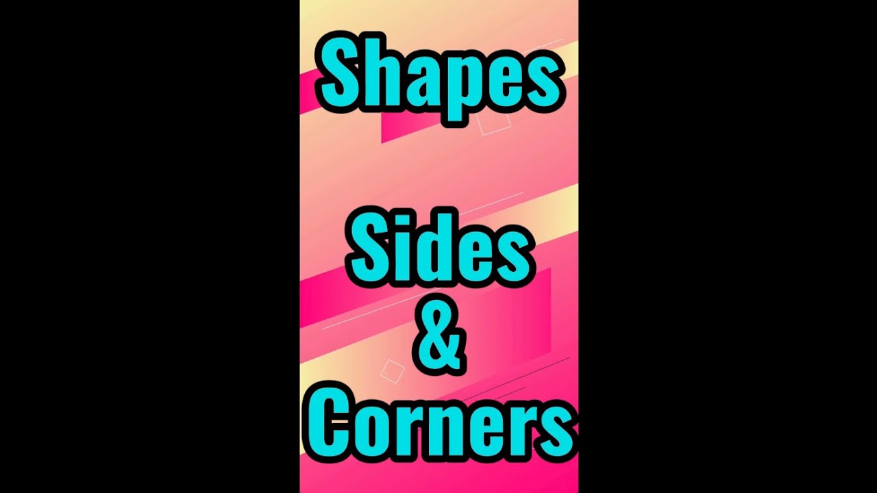 Big Kindergarten: Shapes! Sides and Corners - YouTube