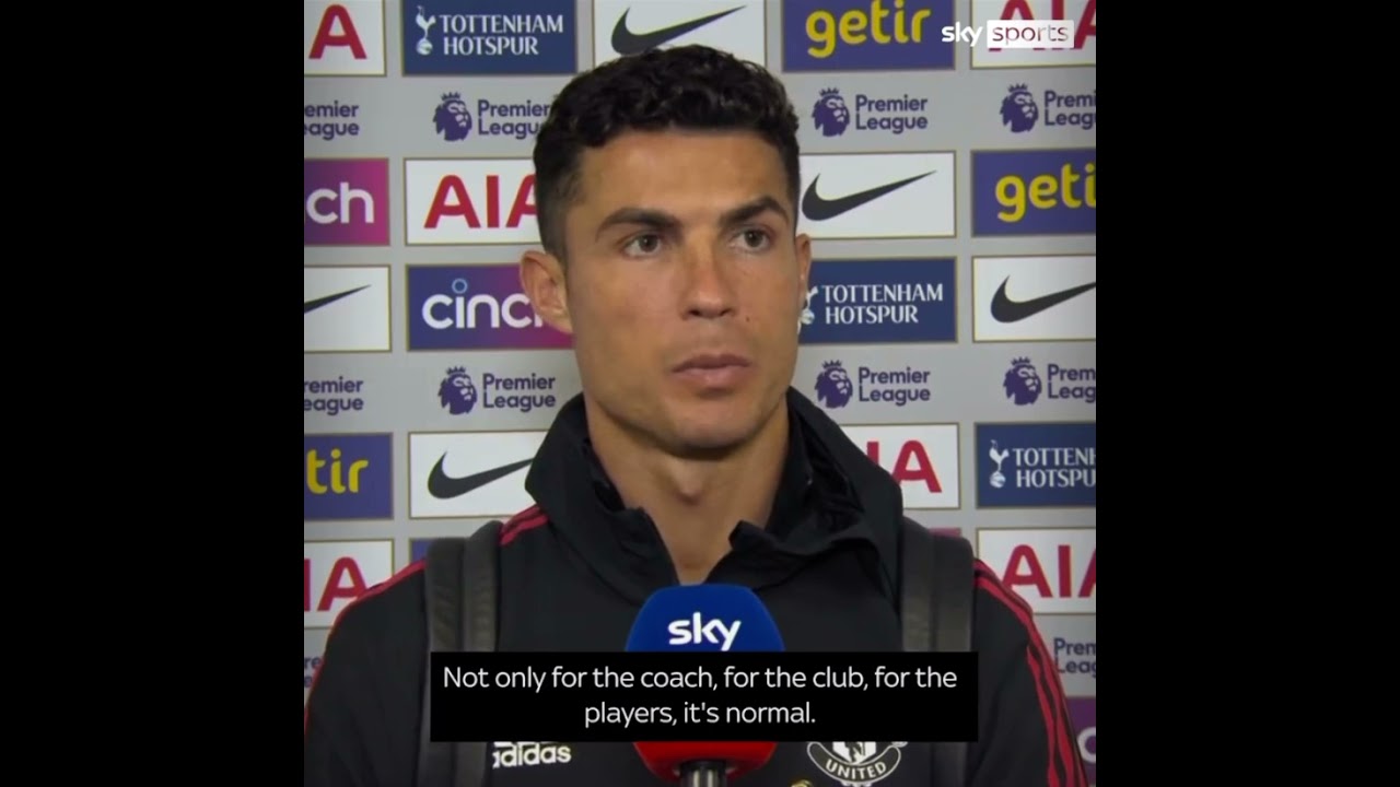 Ronaldo Post Match Interview vs Spurs - YouTube