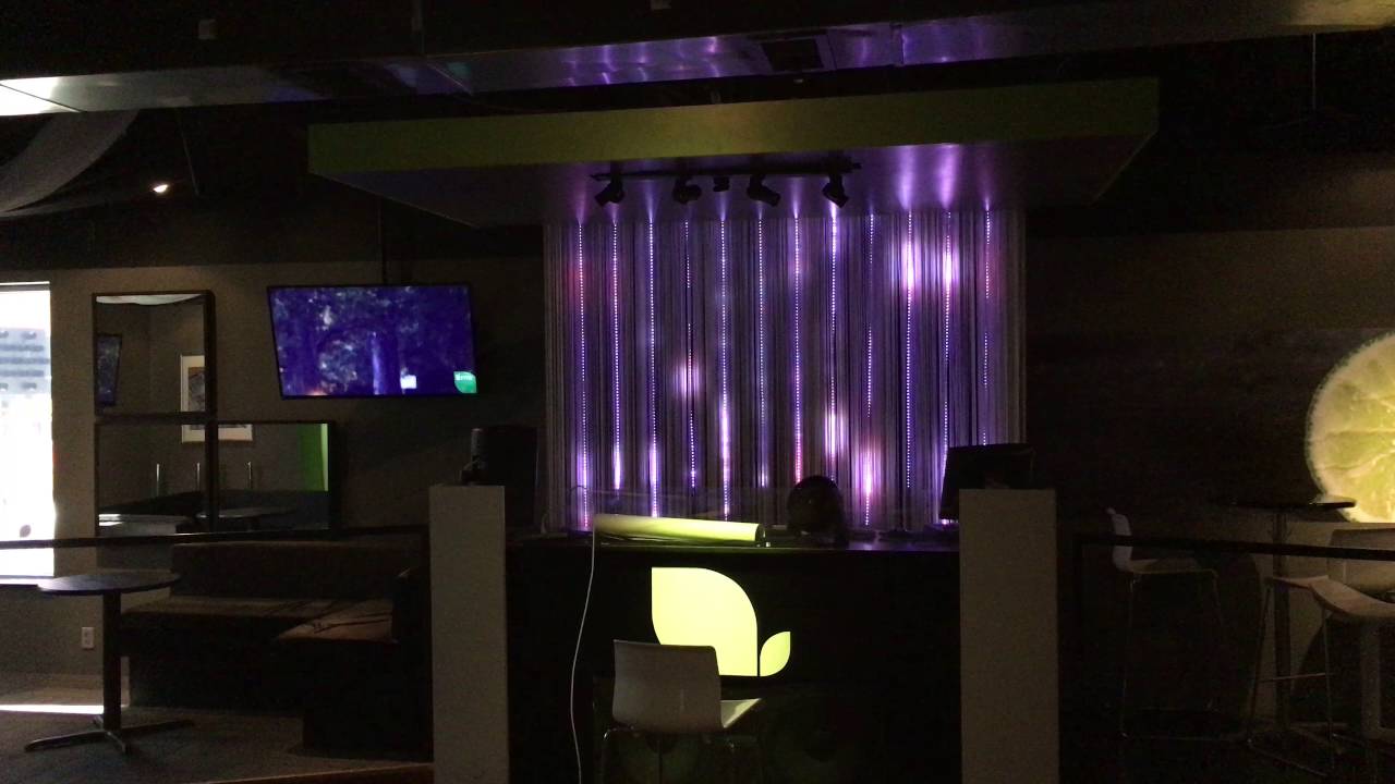 LED Pixel Mapped Curtain Installation - YouTube