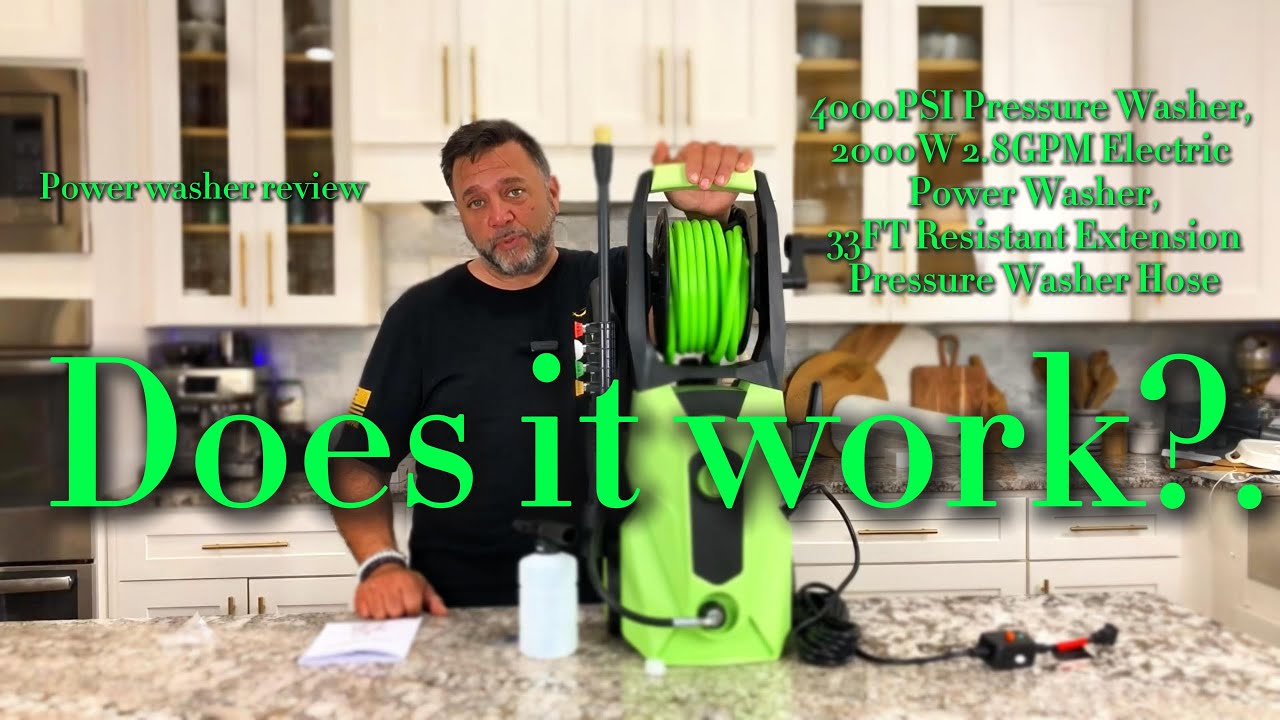 4000PSI Electric Pressure Washer - Powerful, Versatile Cleaning - YouTube
