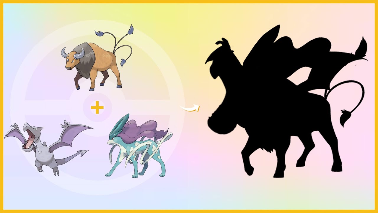 Pokemon Fusion | Tauros + Suicune + Aerodactyl - YouTube