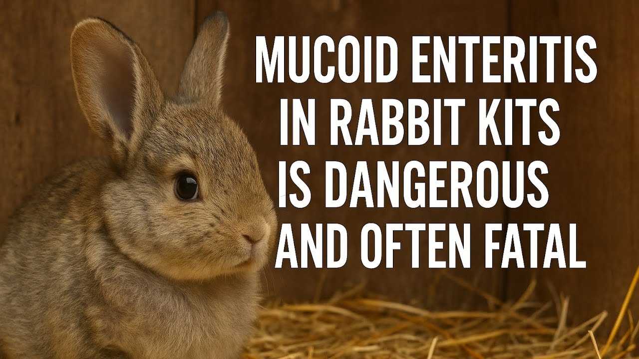 Mucoid Enteritis in Rabbit Kits Is Dangerous and Often Fatal - YouTube
