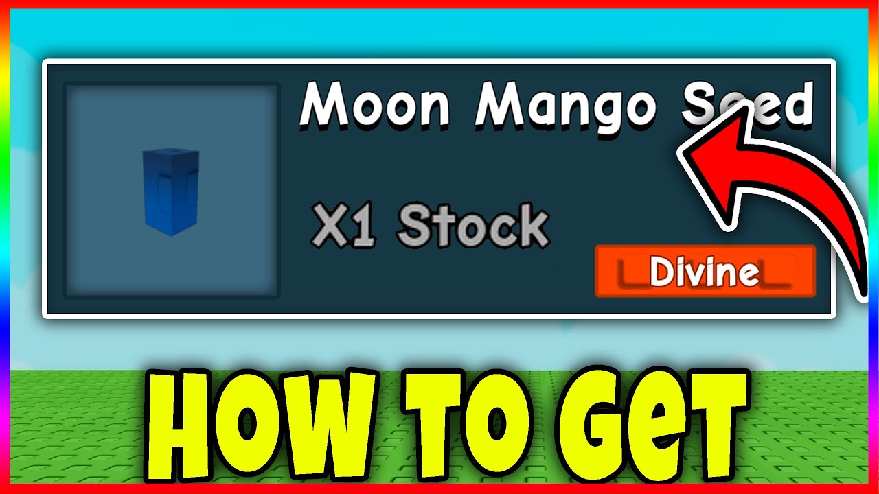 How to GET MOON MANGO SEED & FRUITS in GROW A GARDEN Roblox - YouTube