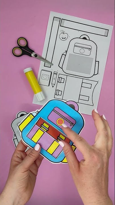 Back to School Backpack Craft - YouTube