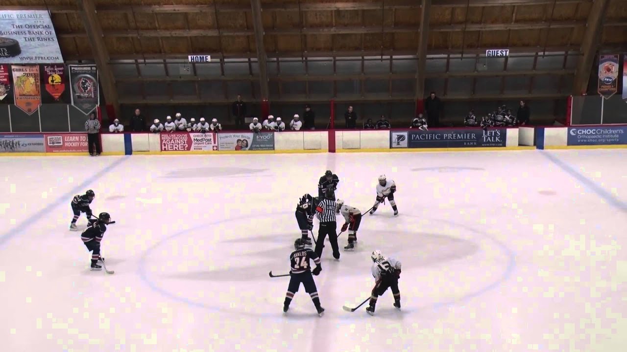 SCAHA Semi Finals 2015 Jr Ducks 2 vs California Wave Peewee A - YouTube