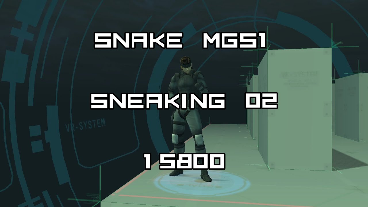 MGS2VR - Snake (MGS1) Sneaking 02 - 15800 - YouTube
